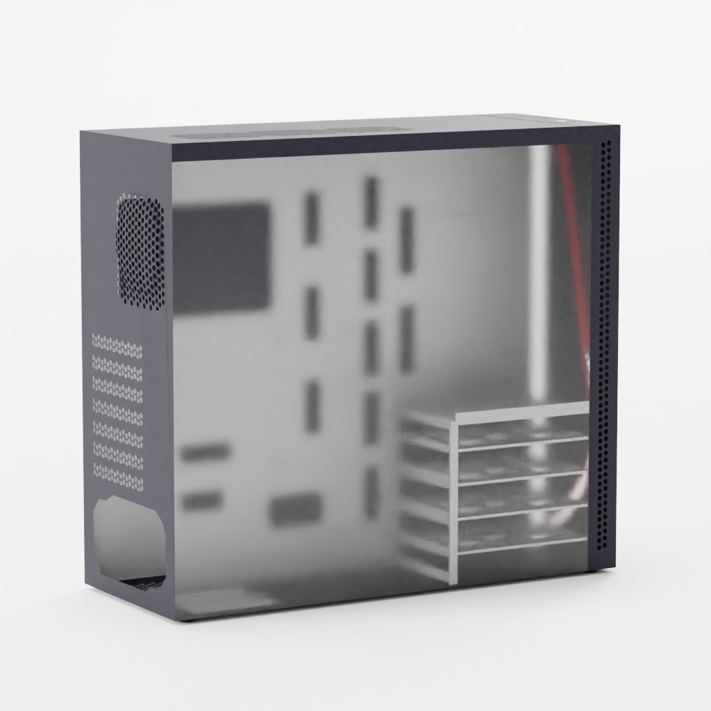Computer Build | FREE 3D Desktop models | BlenderKit