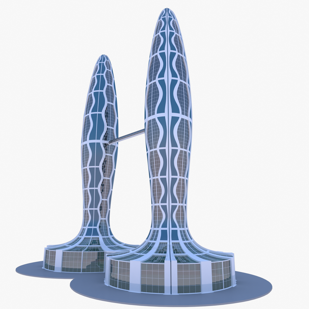 BlenderKit | Download the Skyscraper model