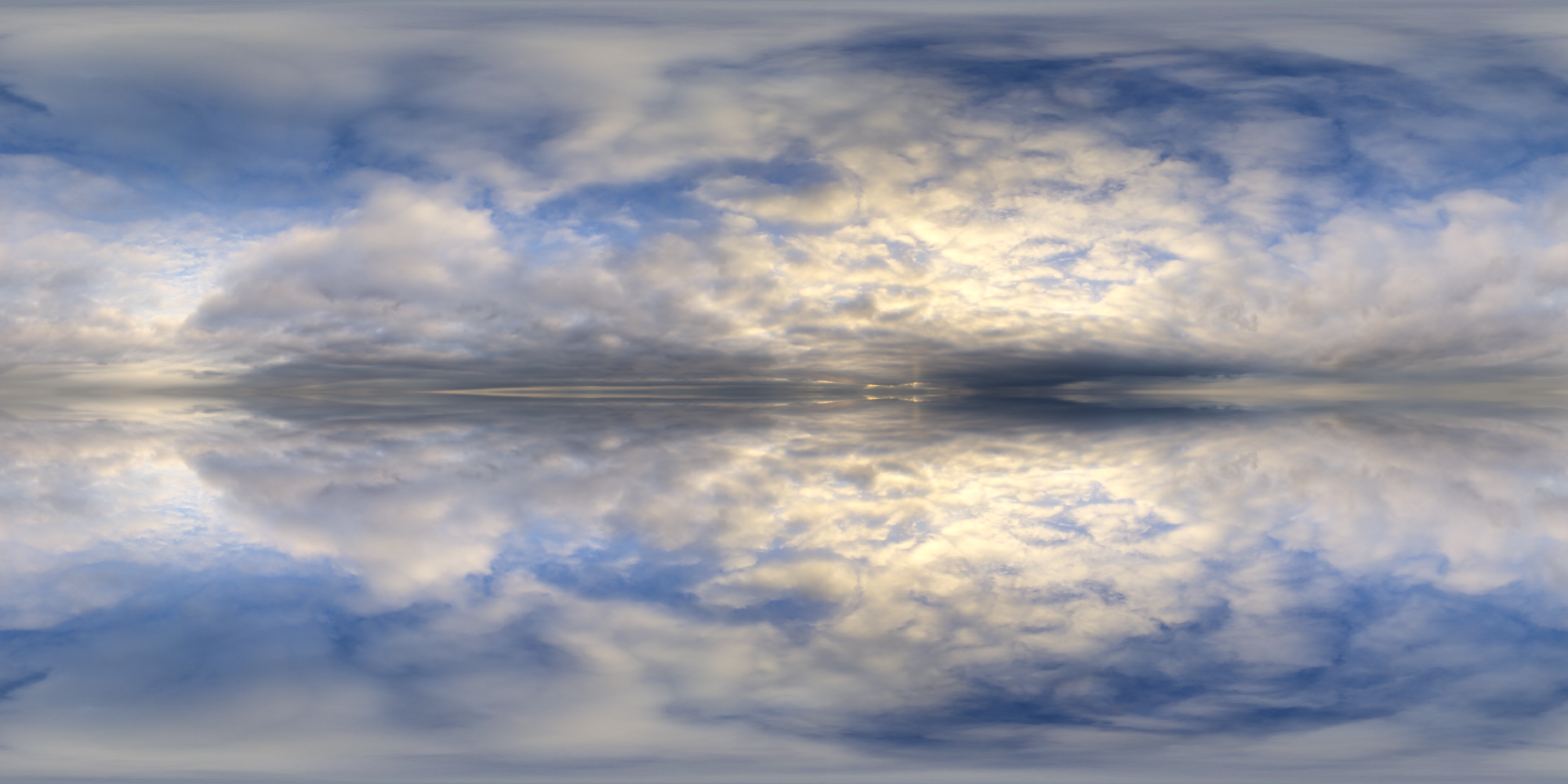 Infinite Sky - Cloudy Overcast Sunset | Nature HDRis | BlenderKit