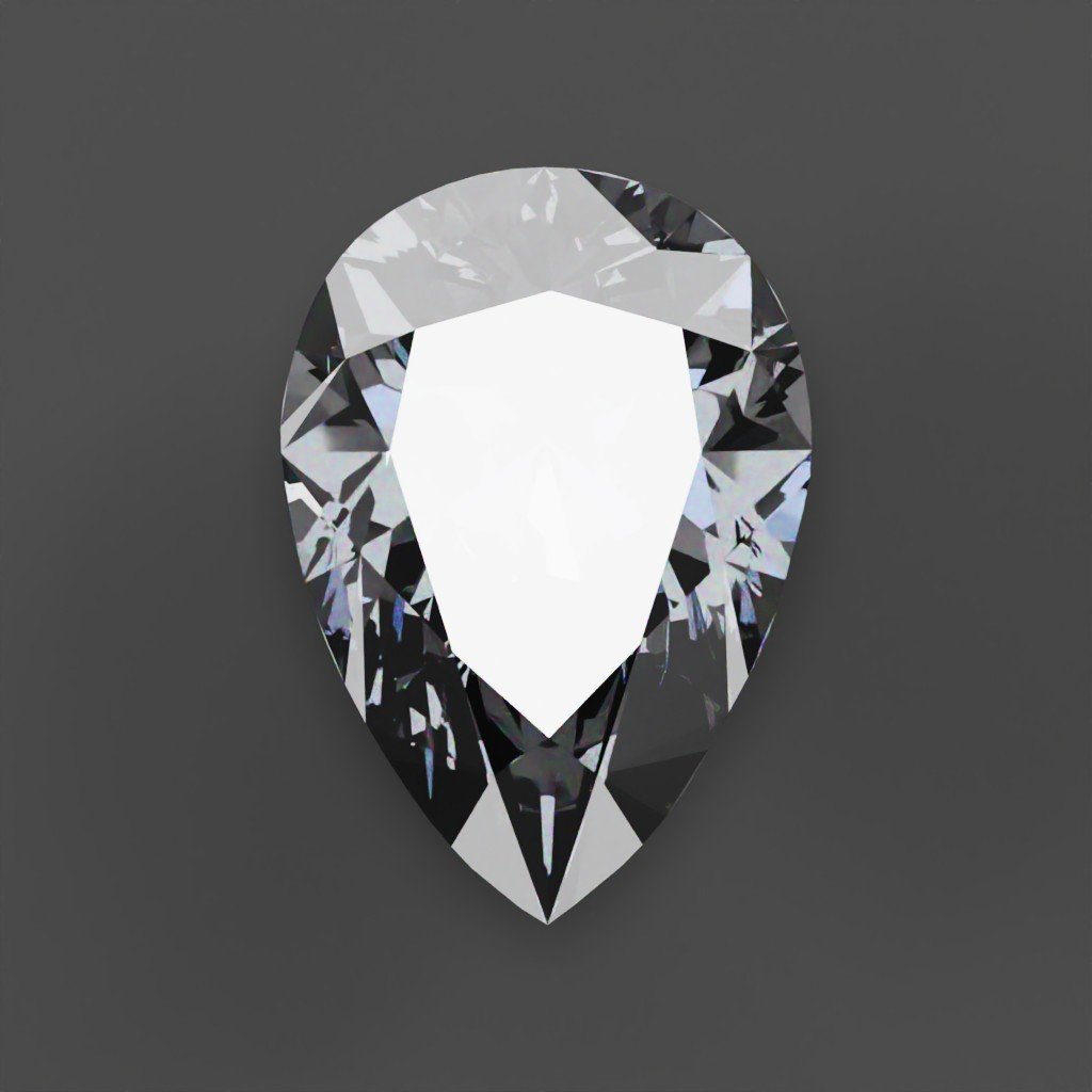 PearShape Diamond | FREE Accessories models | BlenderKit