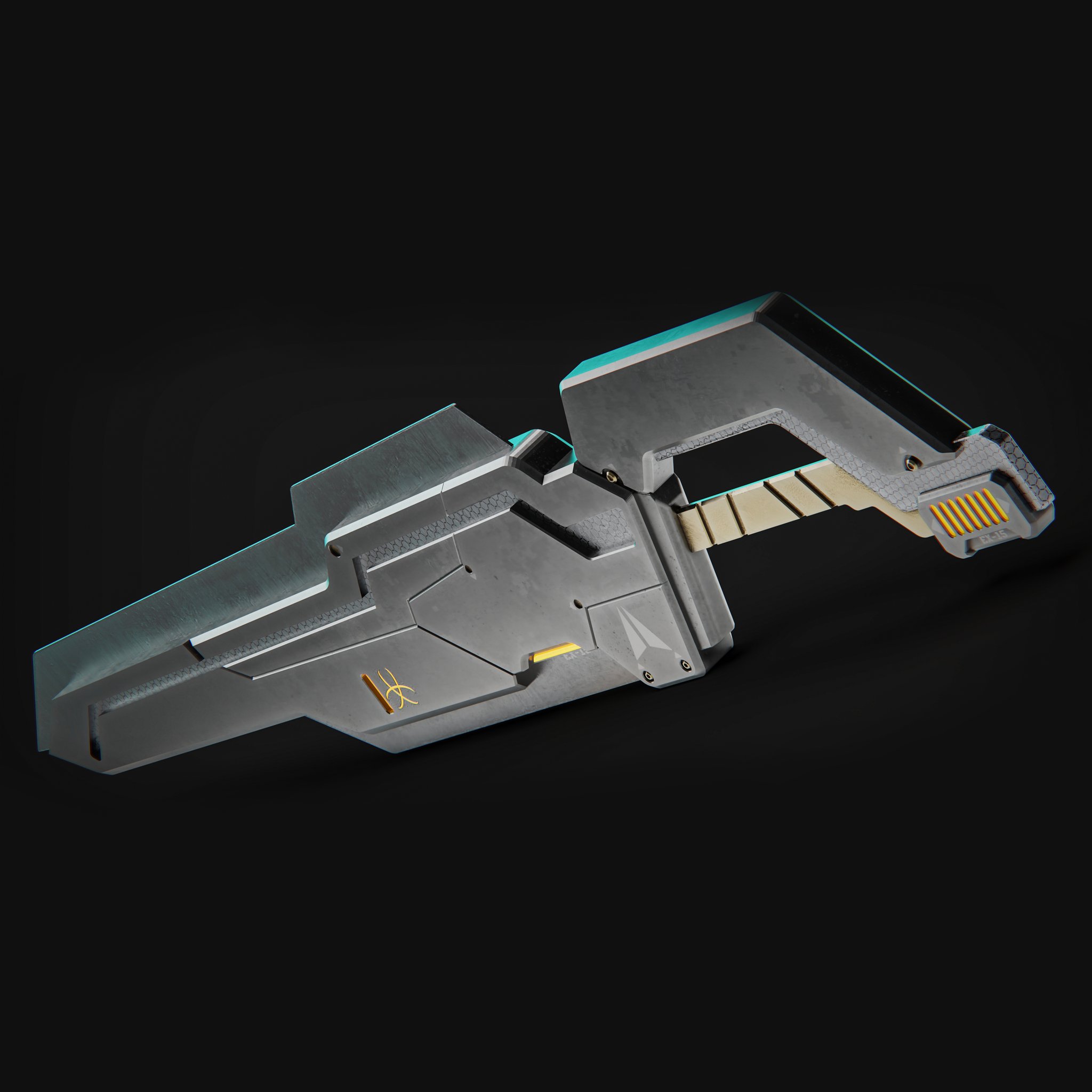 SciFi Sword | Sci-Fi Weapons models | BlenderKit