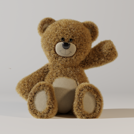 Bunny Plushie | FREE Toys models | BlenderKit