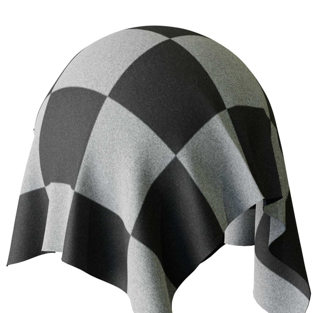 Gray check fabric | FREE fabric materials | BlenderKit