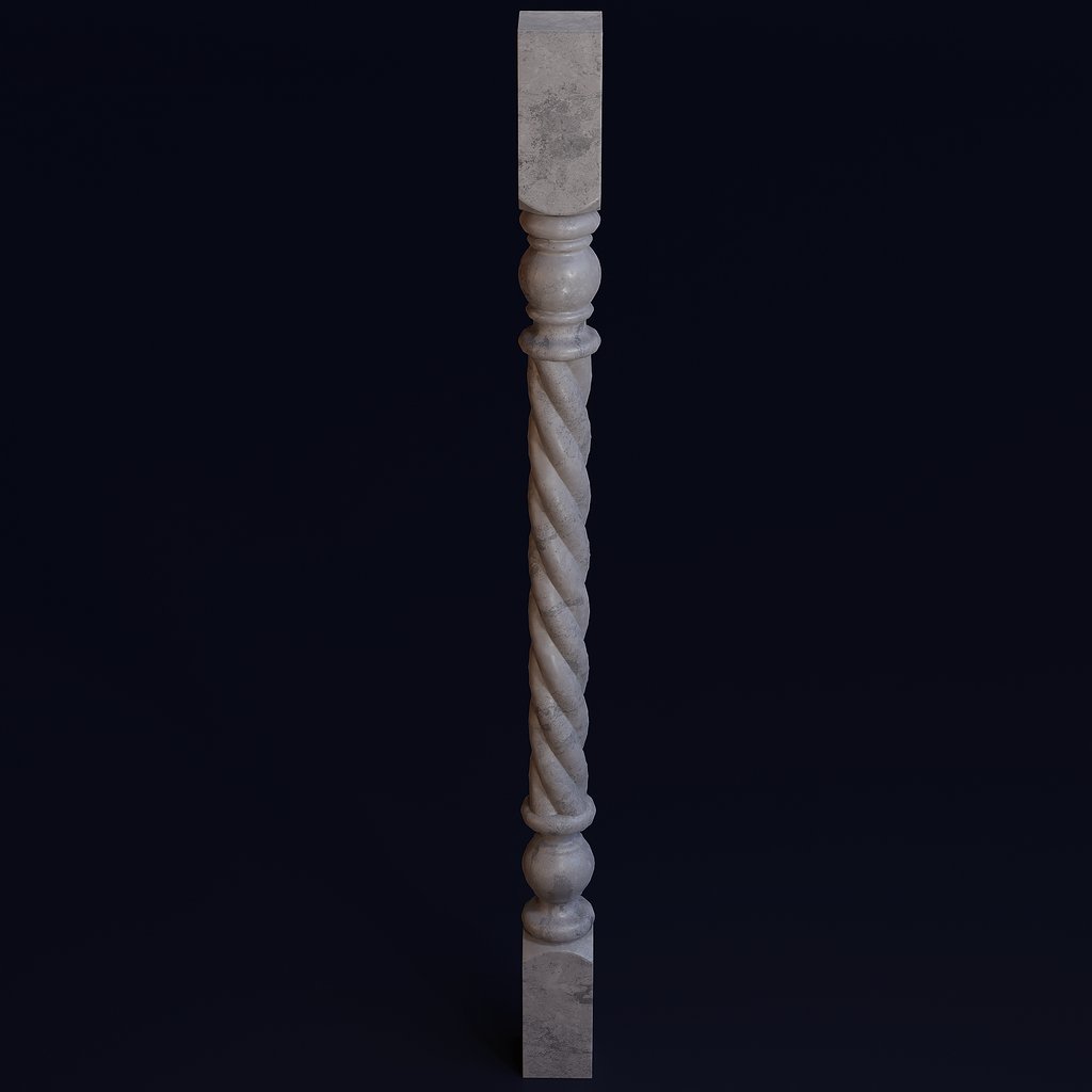Column-05 | FREE Molding / Carving models | BlenderKit