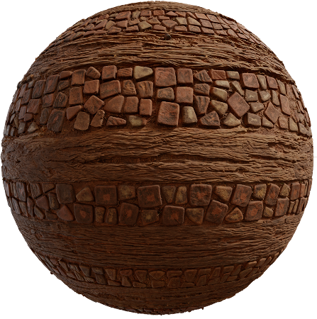 Wood Stone Pathway | FREE rock materials | BlenderKit