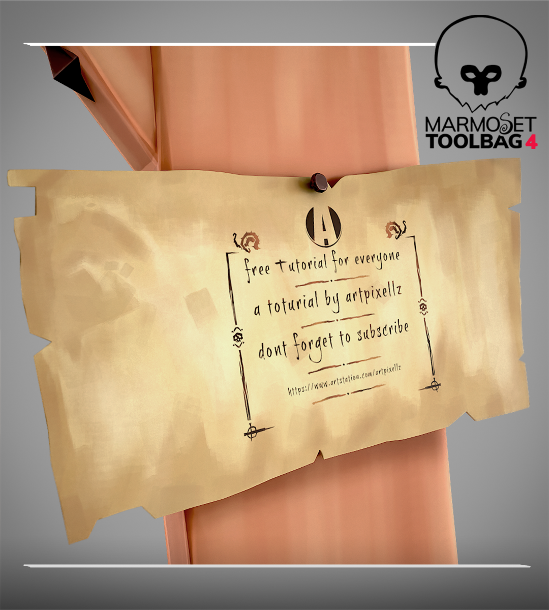 Stylized Paper Sgin | Signs models | BlenderKit