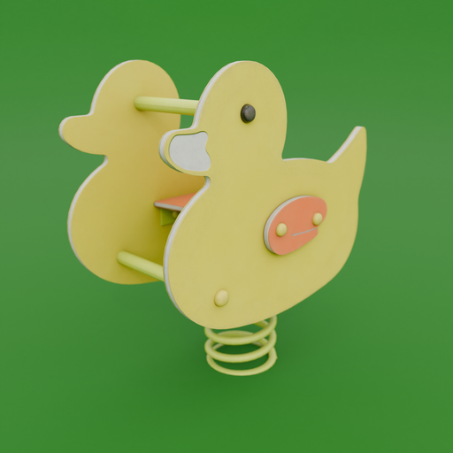 Spring Rocker Duck | FREE Playgrounds models | BlenderKit