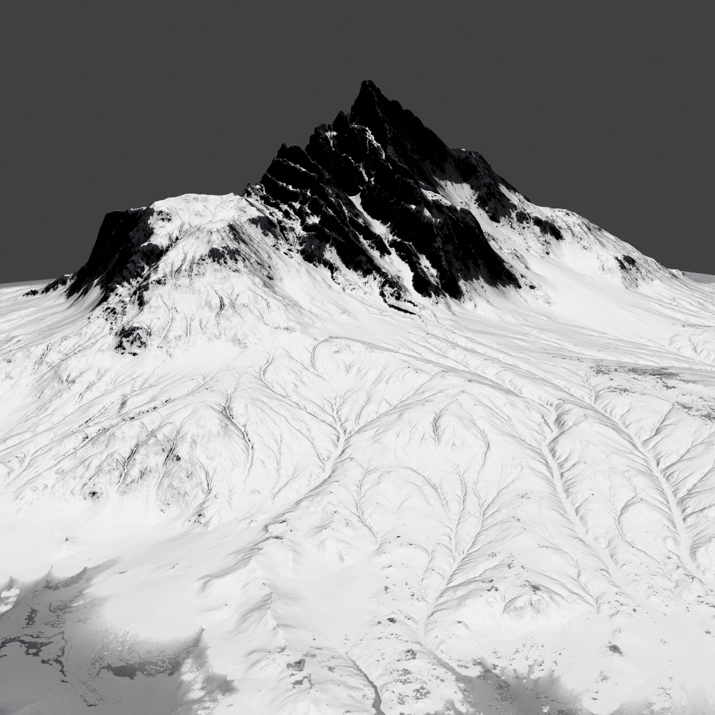 Mountain Landscape Terrain Background | FREE Terrains models | BlenderKit