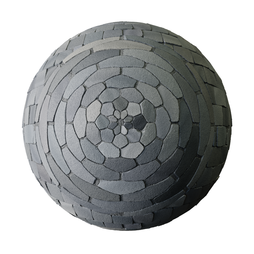 Flower paving | FREE paving materials | BlenderKit