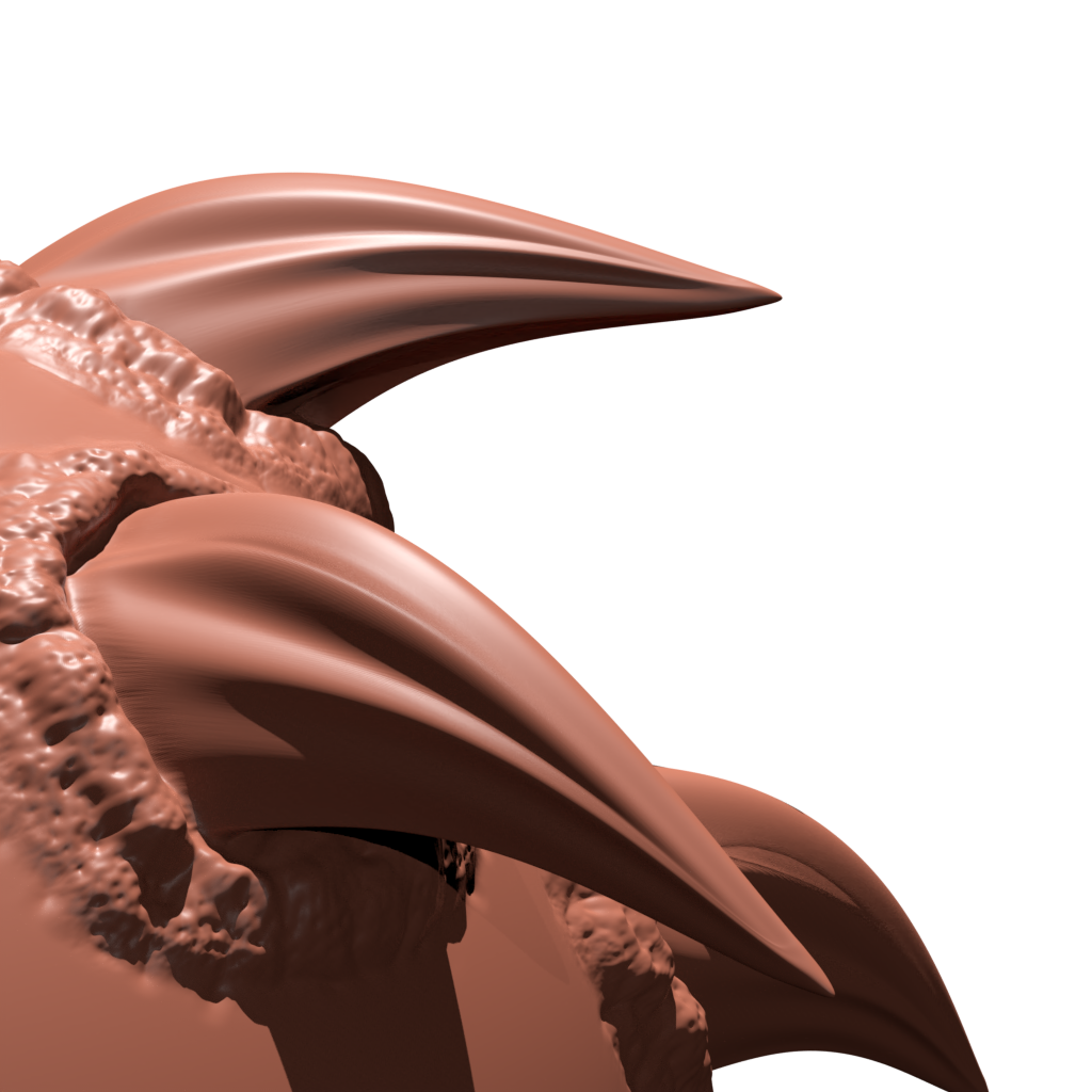 Dragon Claw Armour Spike | Animal / Creature Claw brushes | BlenderKit