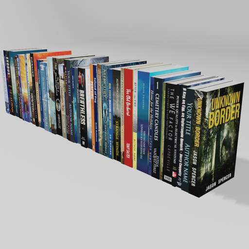 Forty-two books | FREE Books models | BlenderKit