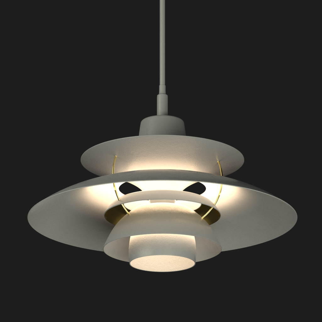 PH5 Poul Henningsen Pendant Light | Ceiling Lights models | BlenderKit