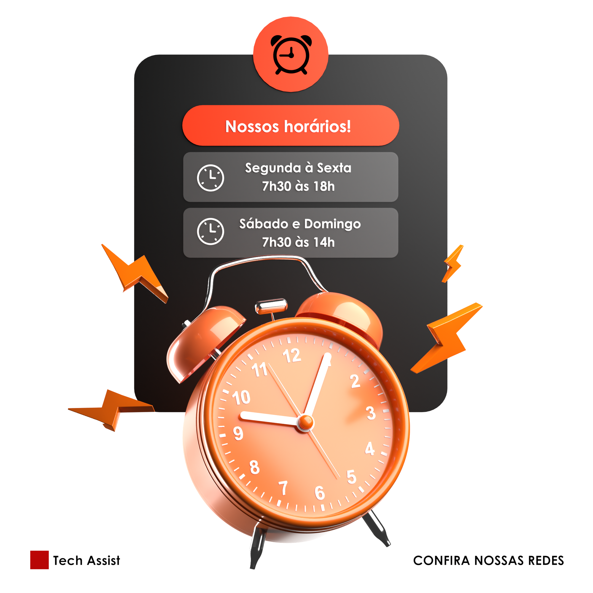 Alarm clock infographics | Mockup scenes | BlenderKit