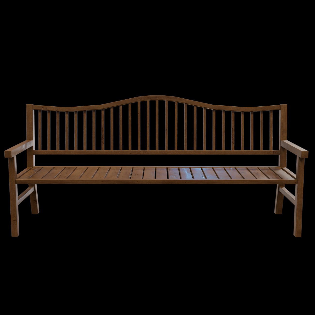 Wooden Bench | Benches models | BlenderKit