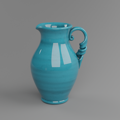 Glaze Pitcher | FREE Vases models | BlenderKit