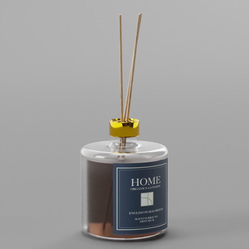 Perfume Diffuser Glass Bottle | Miscellaneous models | BlenderKit