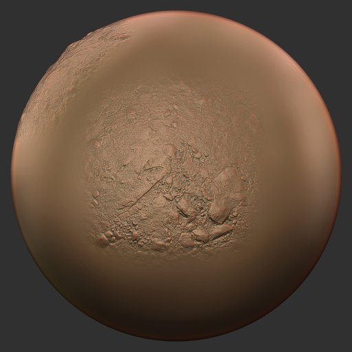 ER_Gravel Brush-.001 | nature brushes | BlenderKit