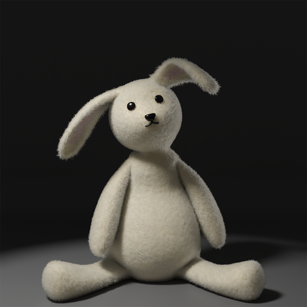 BlenderKit | Download the FREE Bunny Soft Toy model