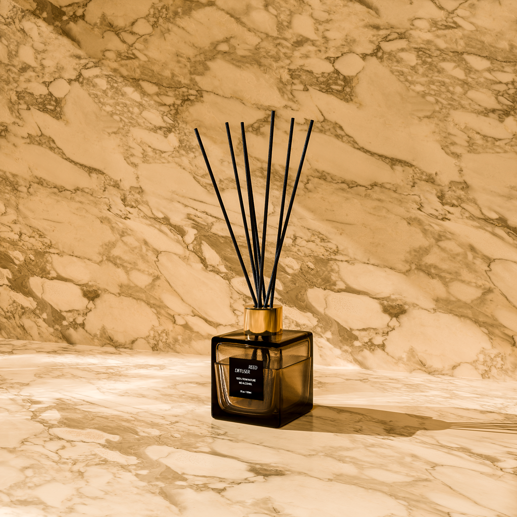 Black Reed Diffuser / SWDR Design | FREE Mockup scenes | BlenderKit