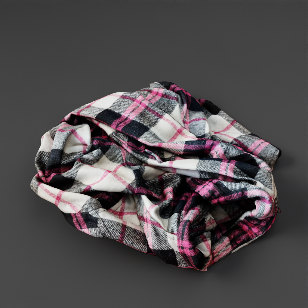 Crumpled Plaid Shirt | Fabrics models | BlenderKit