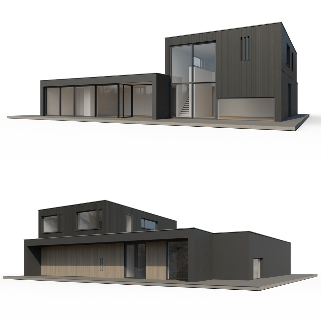 Modern House 1 | Buildings models | BlenderKit