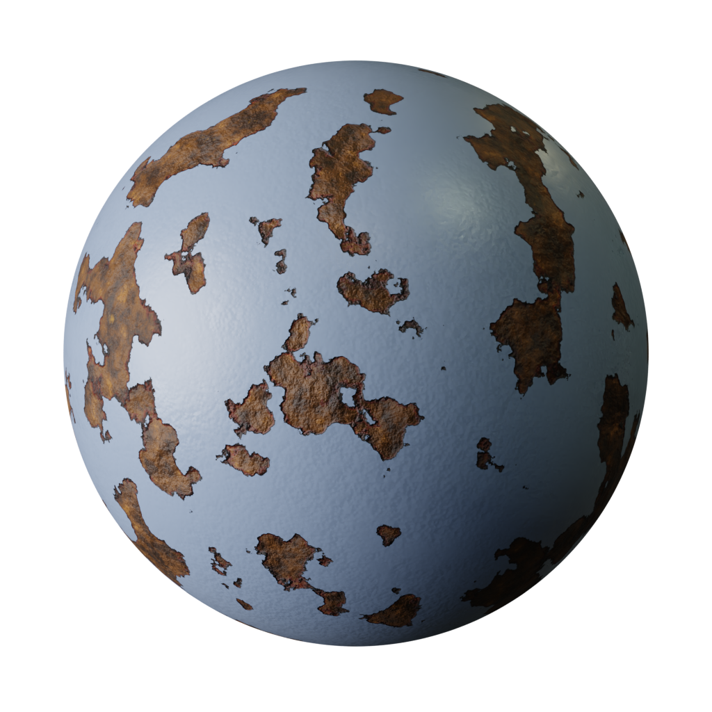 Rusty Paint | FREE metal materials | BlenderKit