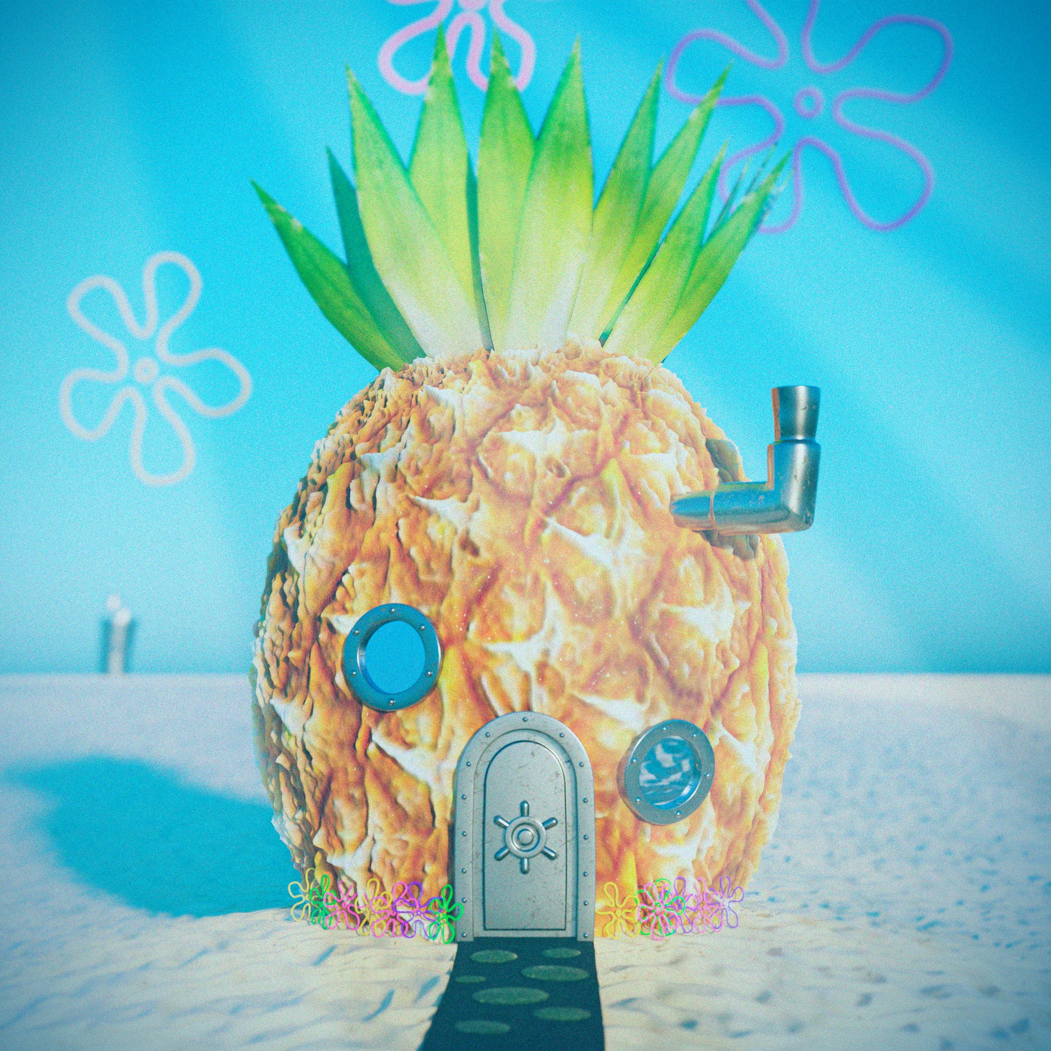 Bob sponge house | Cartoon scenes | BlenderKit