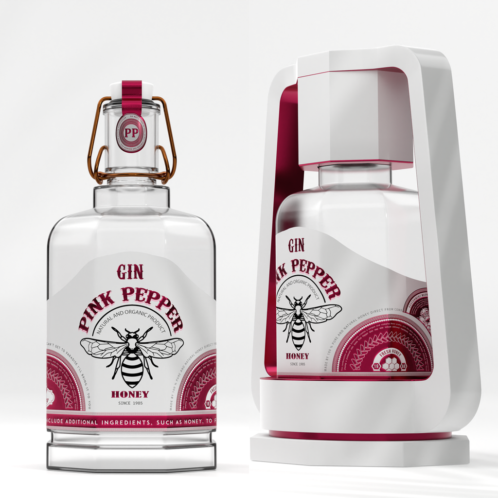 GIN bottle | Beverages models | BlenderKit