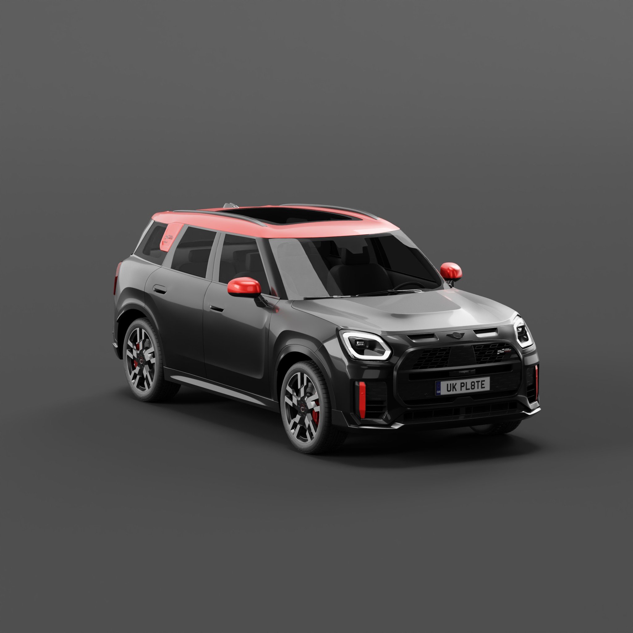 Mini John Cooper Works Countryman ALL4 | Modern Cars models | BlenderKit