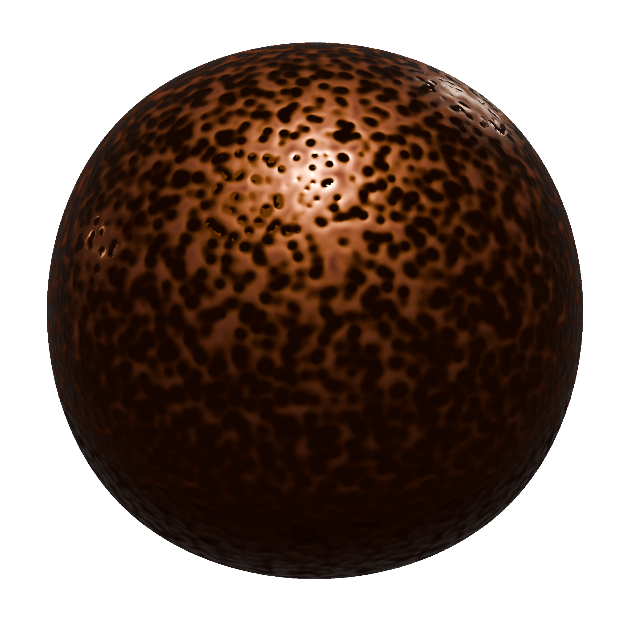 Dimpled Copper (Procedural) | FREE metal materials | BlenderKit