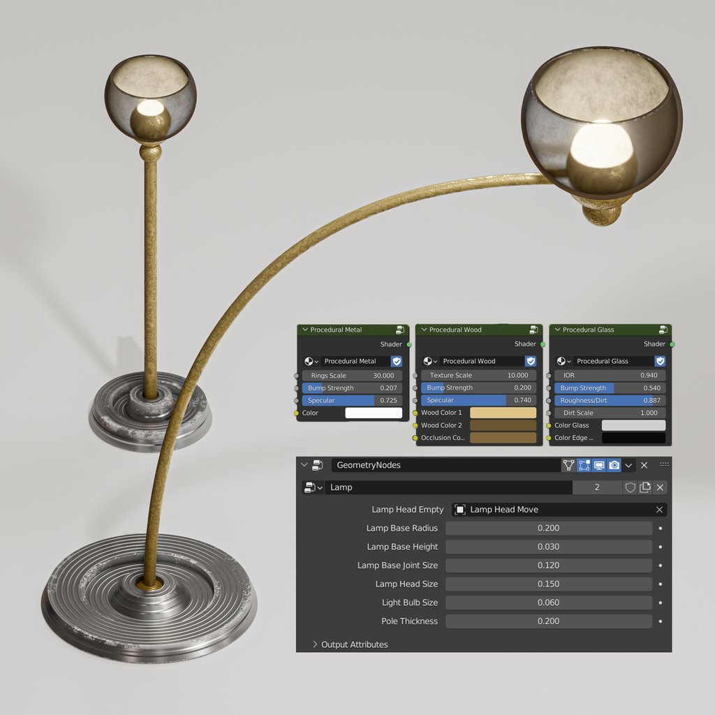Floor Lamp | FREE Floor Lamps models | BlenderKit