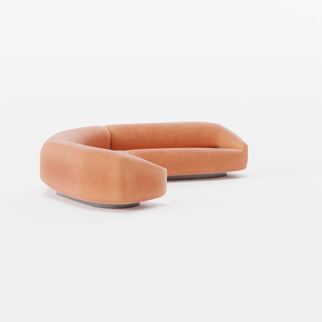 Puffy sofa | Sofas models | BlenderKit
