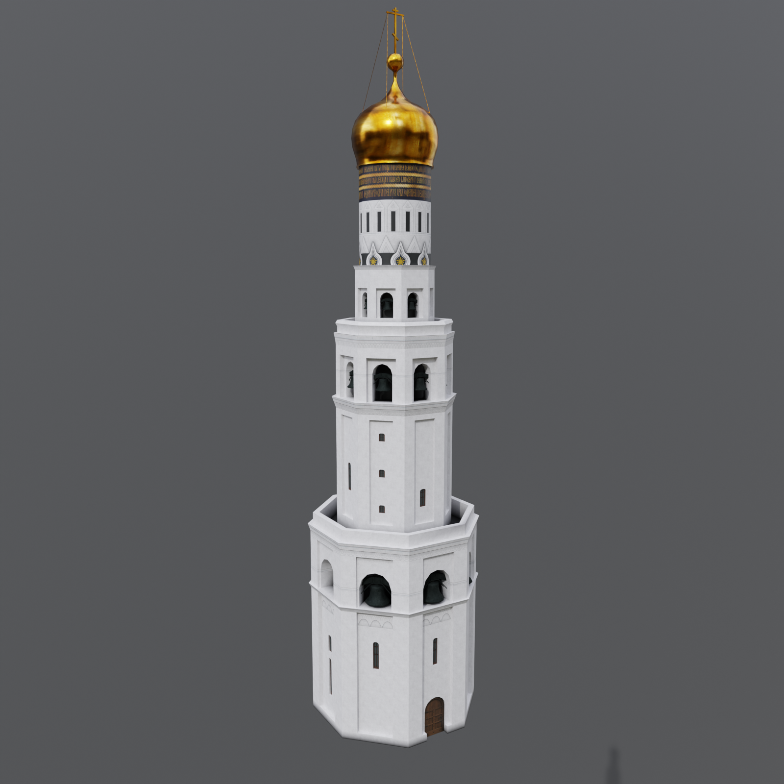 Bell tower of Ivan the Great | FREE Molding / Carving models | BlenderKit