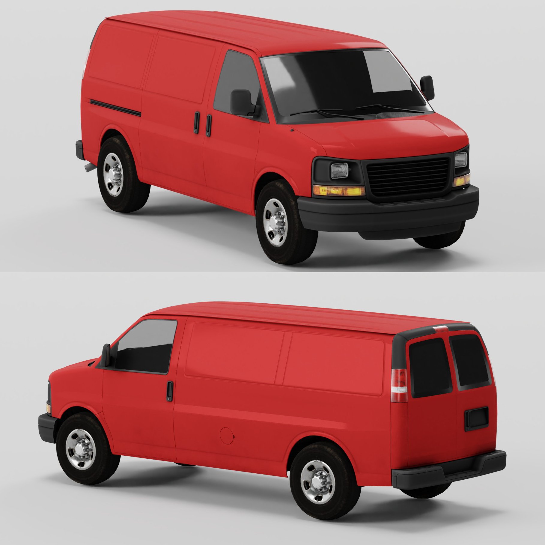 Modern Van | Vans models | BlenderKit
