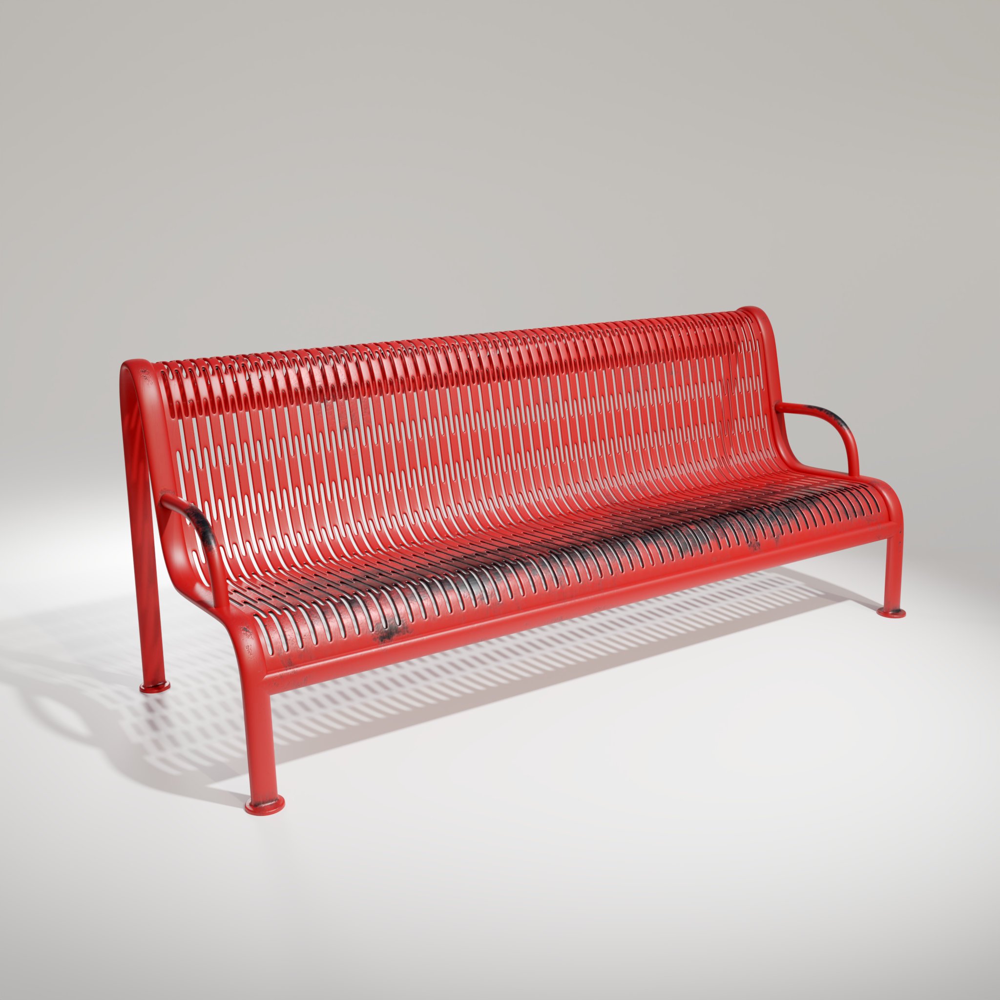 City bench | 3D Bench models | BlenderKit