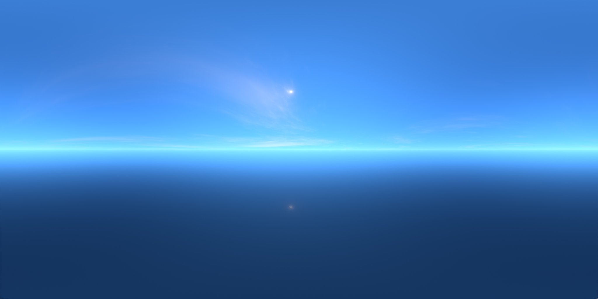 Clear blue sky | Nature HDRis | BlenderKit