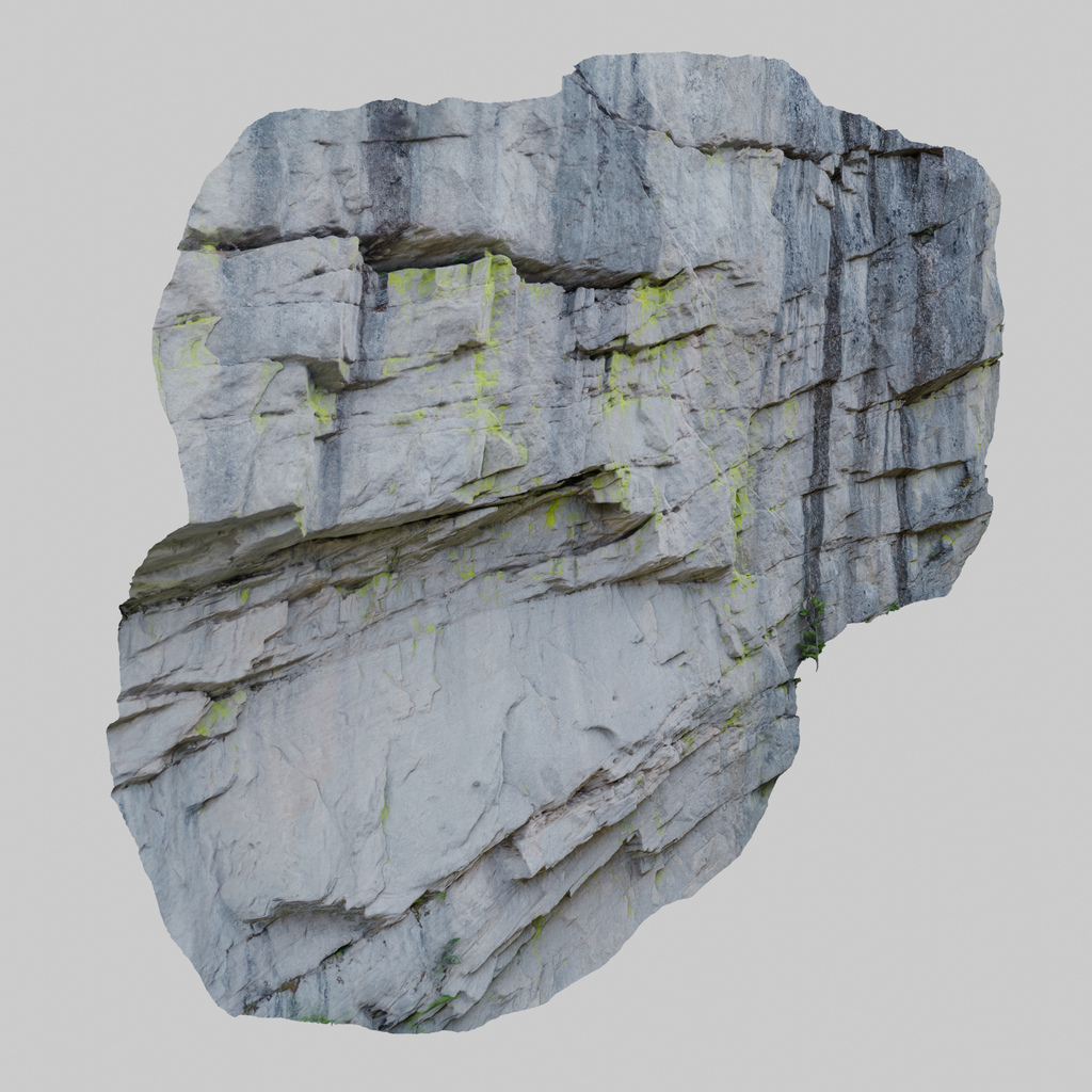 Rugged Rock Cliff - Full | FREE Terrains models | BlenderKit