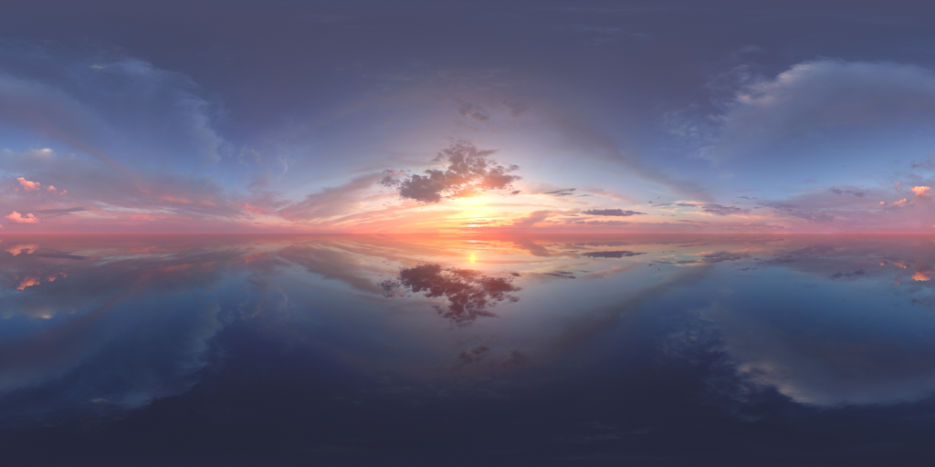 Pure Sky - Dramatic Clouds Sunset | Nature HDRis | BlenderKit