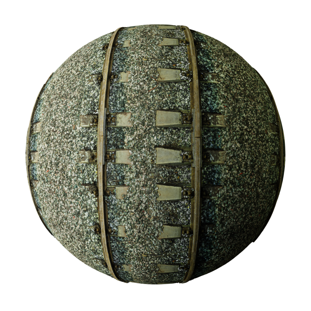 Rail track | FREE metal materials | BlenderKit