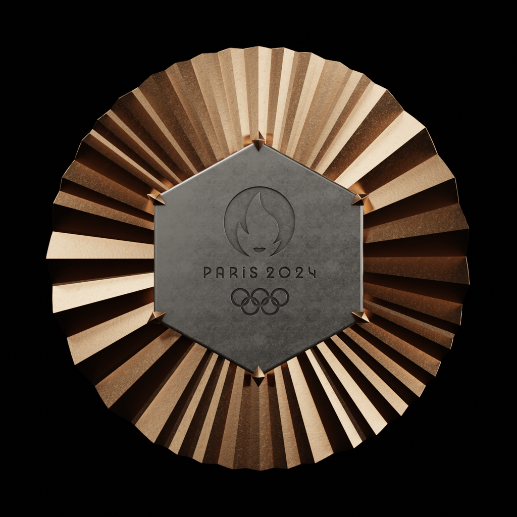 Paris 2024 Olympic Bronze Medal | FREE Sport models | BlenderKit