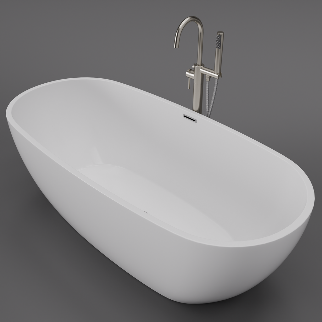 Victorian Porcelain Bathtub | FREE Bathhubs models | BlenderKit