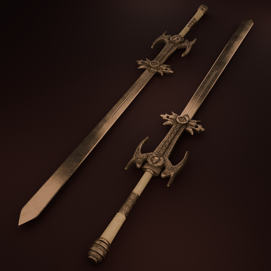 Bronze Greatsword | FREE Weapons & Armors models | BlenderKit