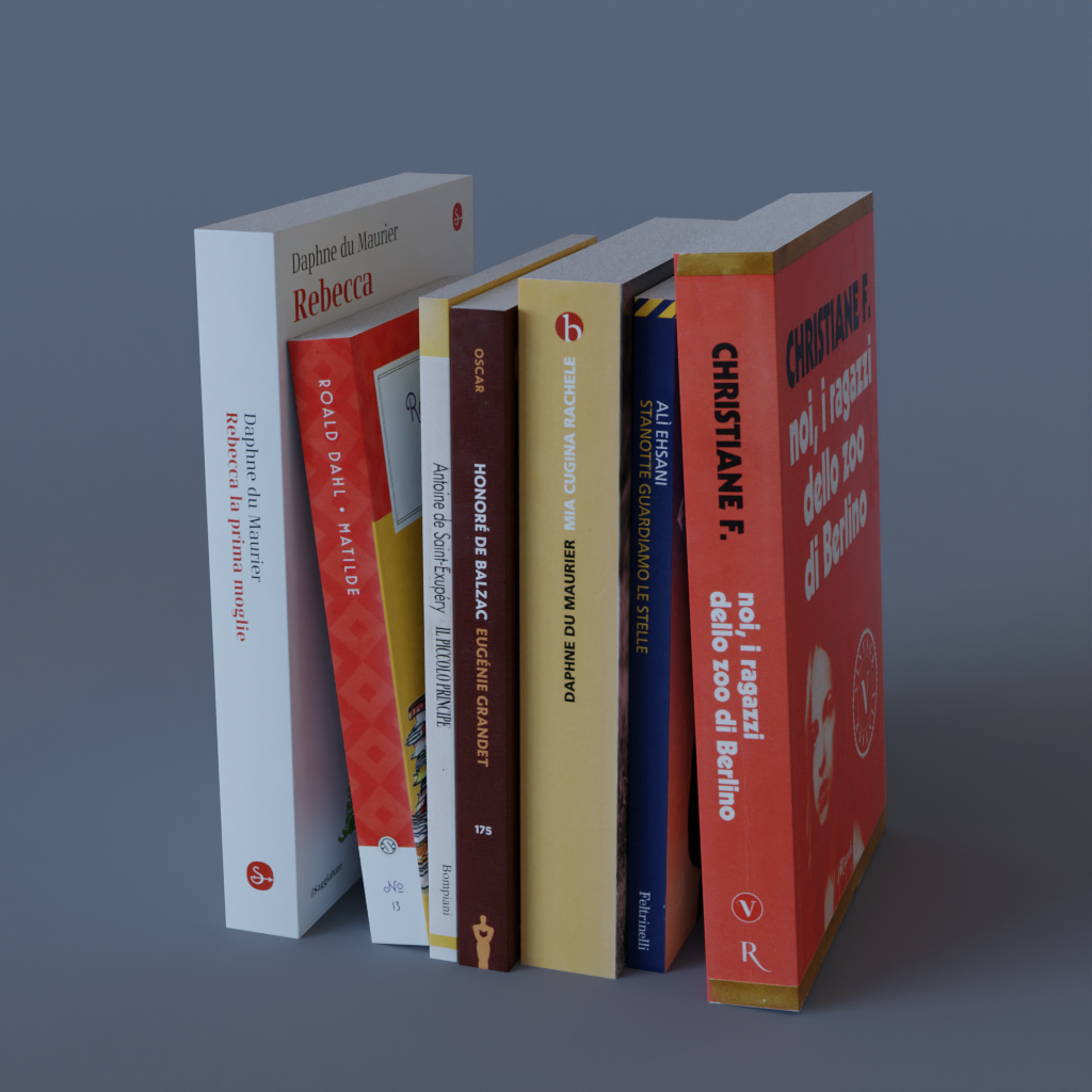 Storytelling books vol 2 | Books models | BlenderKit