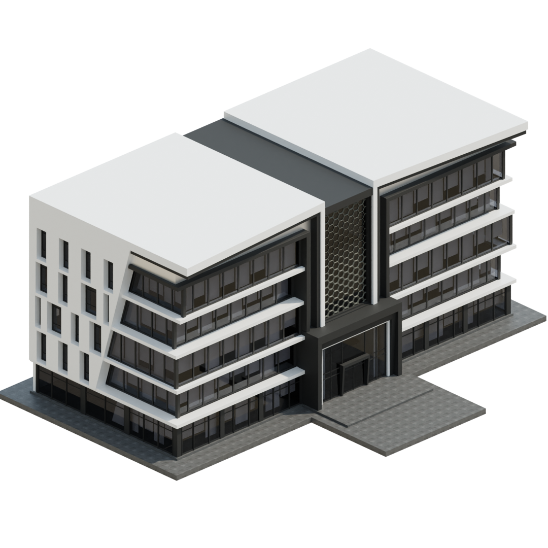Business Centre 02 | 3D Commercial models | BlenderKit