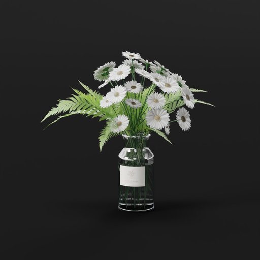 White Daisy | Indoor Plants models | BlenderKit