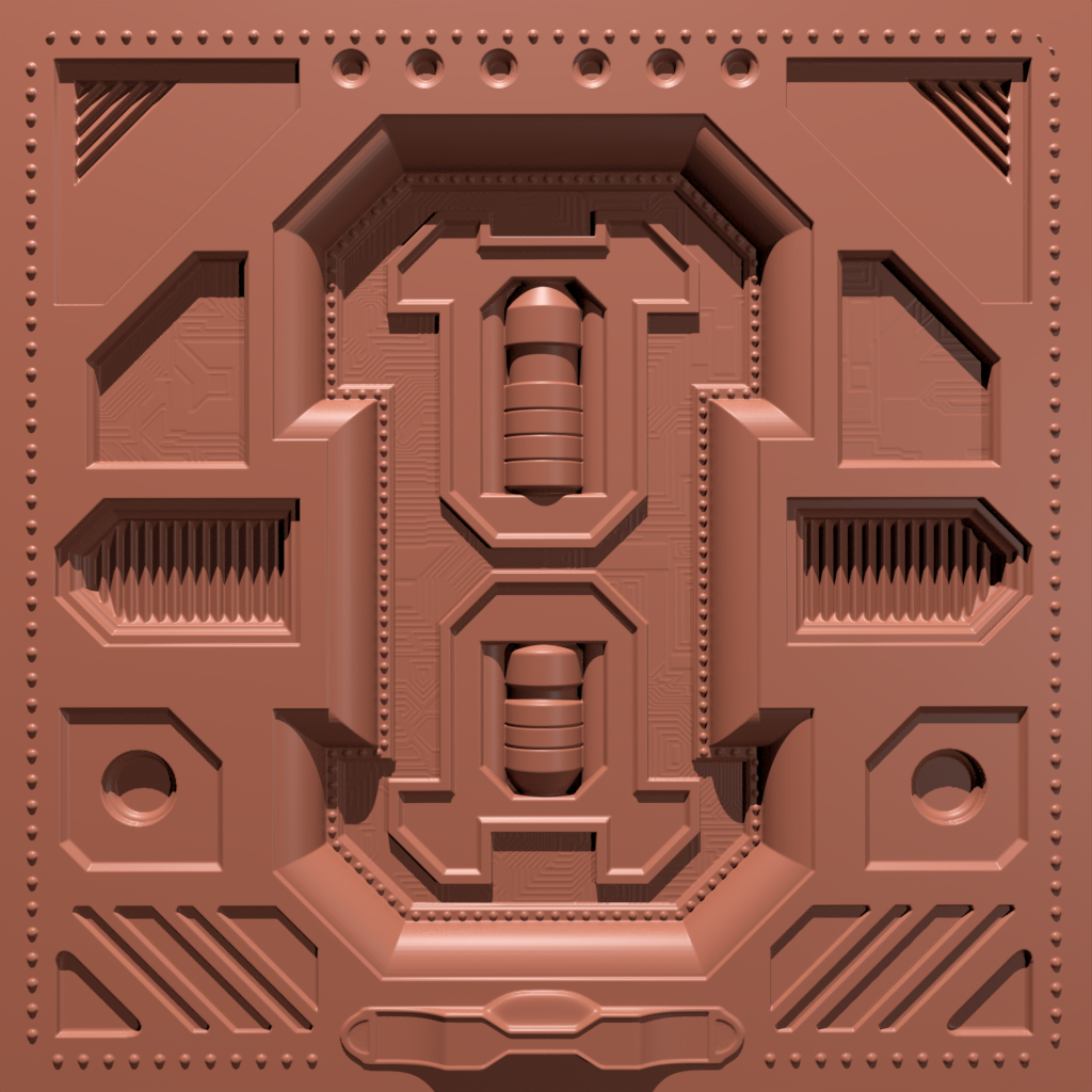 Sci-Fi Panelizer | Sci-Fi brushes | BlenderKit