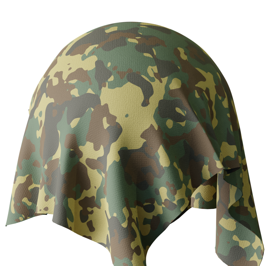 Camouflage | FREE Print Fabric 3D Materials materials | BlenderKit
