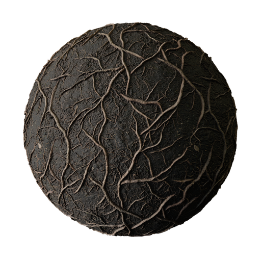 Roots Entwined Ground | FREE ground materials | BlenderKit