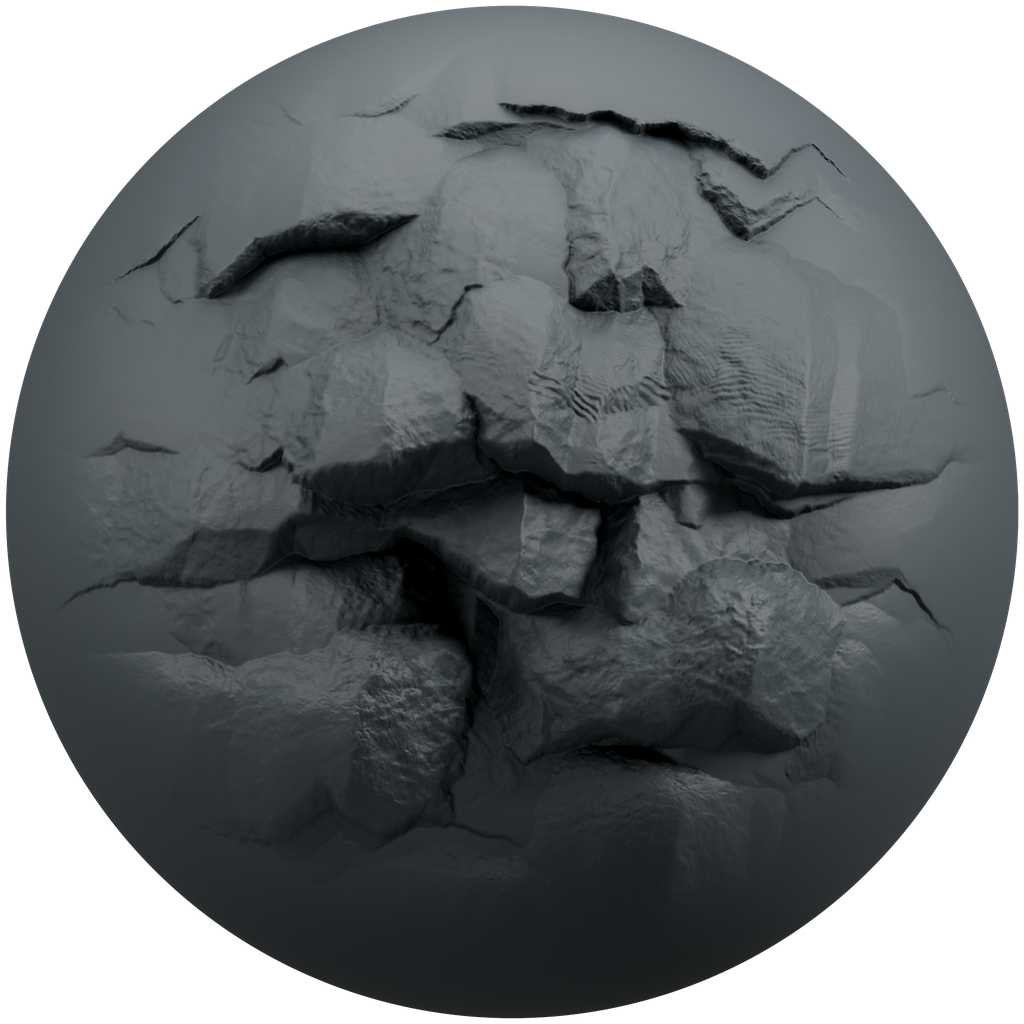 AT-Layered Rock Brush | rock brushes | BlenderKit