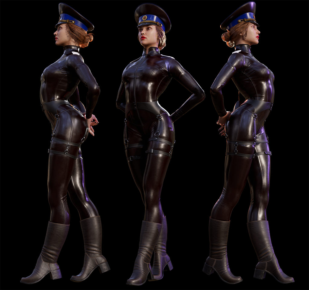 KGB Agent Femme Fatale | Women models | BlenderKit